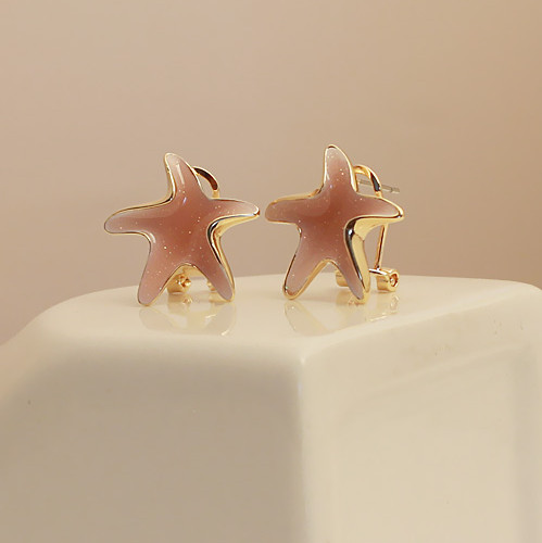 Shiny Starfish Earrings on Luulla