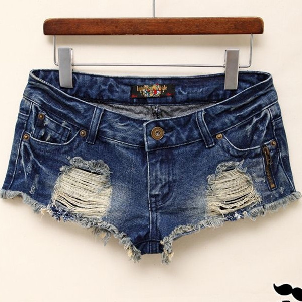 Low-waist Short Shorts on Luulla
